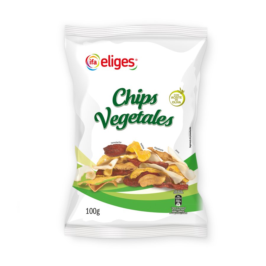 Chips de Vegetales (Ifa Eliges) paquete de 100g - Mercocaribe | Pinar del Río