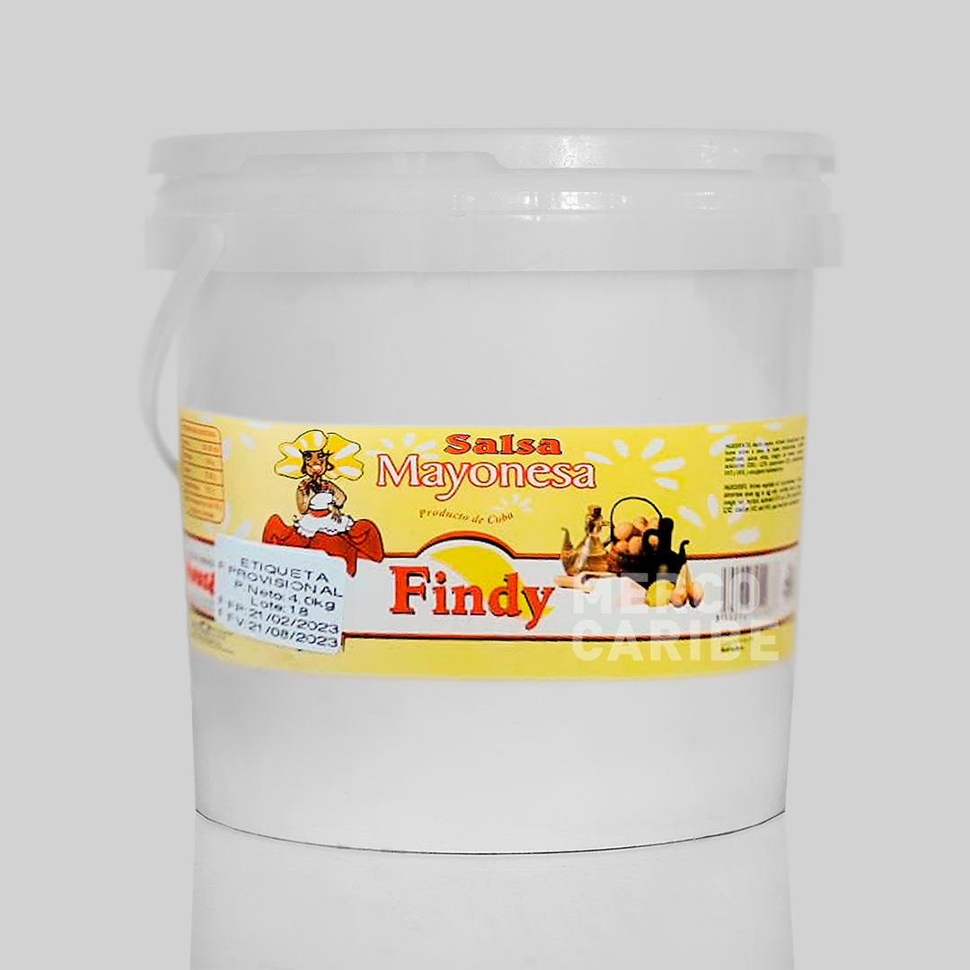 Salsa Mayonesa (Findy) cubeta de 4 Kg (PC) - Mercocaribe | Pinar del Río