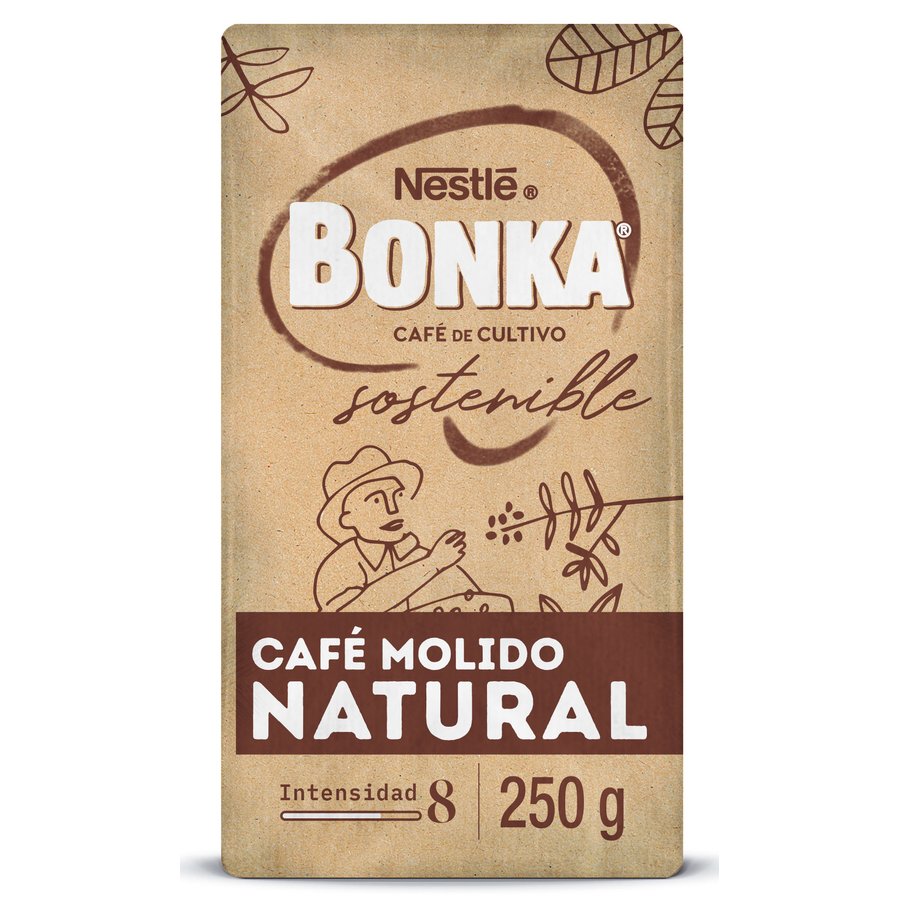 Café Molido Natural (Bonka) 250g - Mercocaribe | Pinar del Río